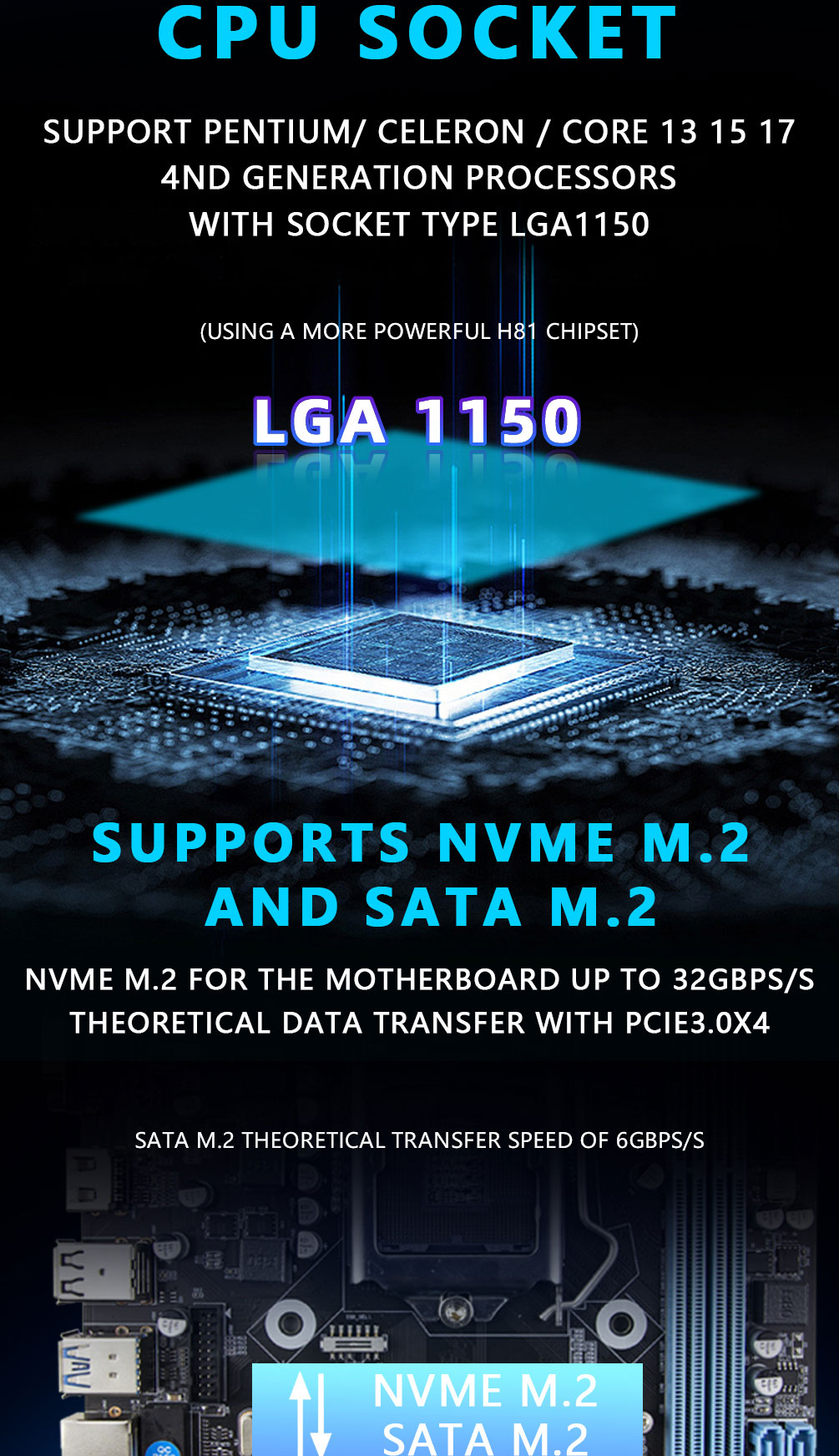 Jual AISURIX Motherboard Colorful H81M-K PLUS V23B (LGA1150, H81, DDR3 ...