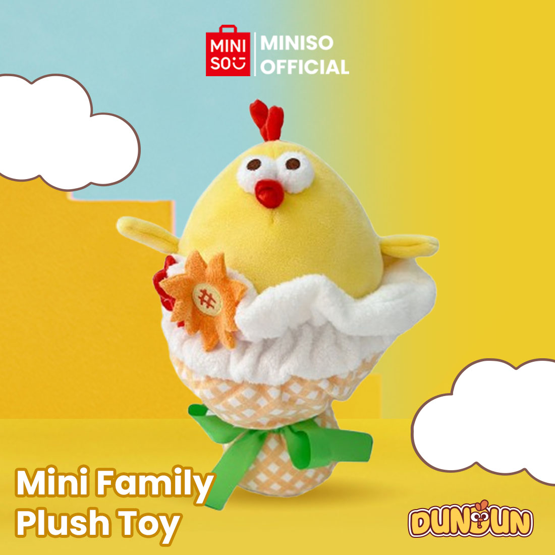 Jual Miniso x Mini Family Boneka Plush Toy Little Bouquet Buket Kecil ...