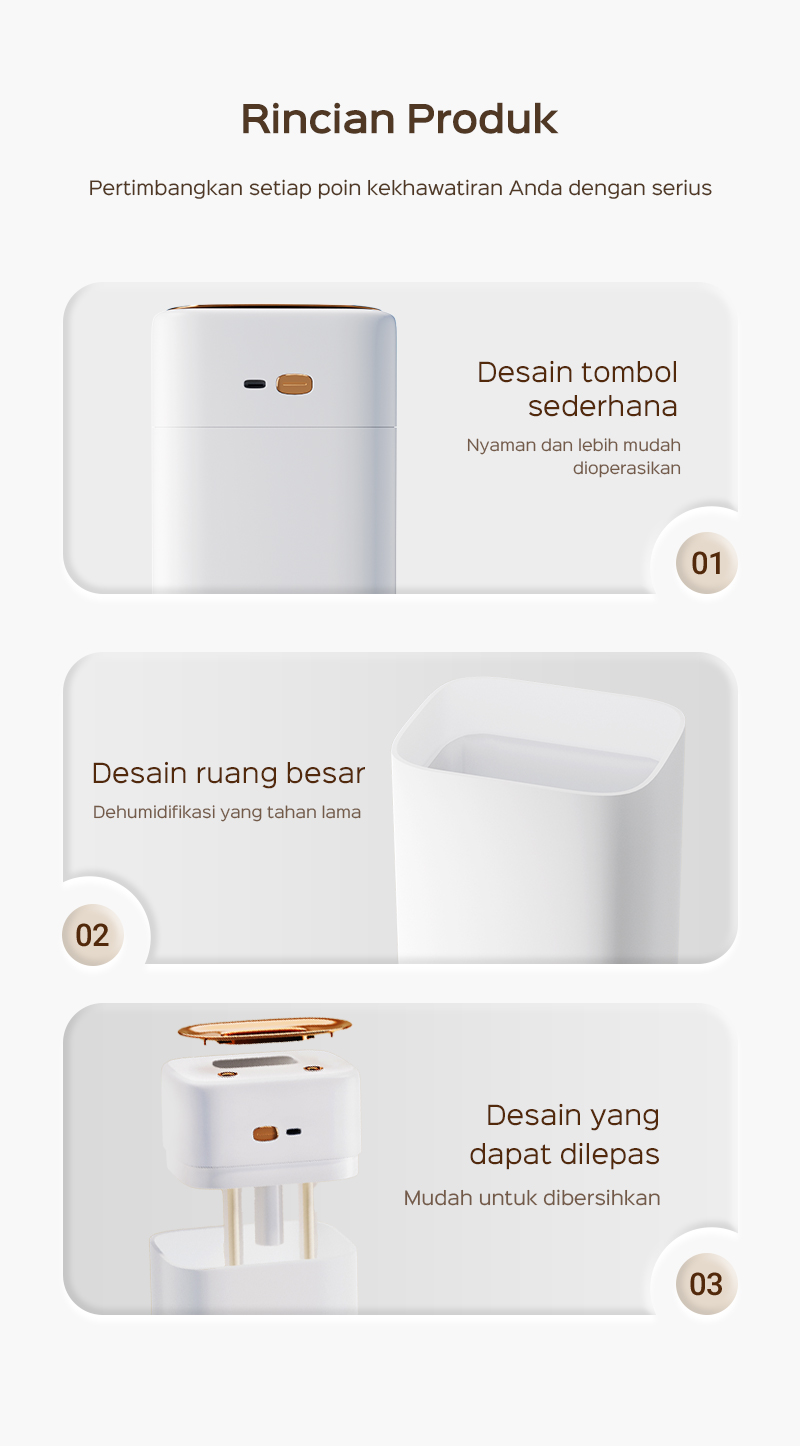 Jual HAN RIVER Humidifier Diffuser air purifier 1.3L Kapasitas tinggi ...