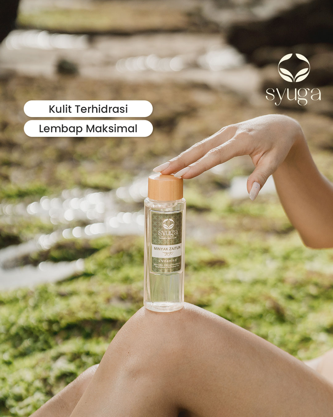 Jual Syuga Minyak Zaitun - Perfume Body Oil 150ml Menyamarkan Stretch Mark Olive Oil, Argan, VCO ...