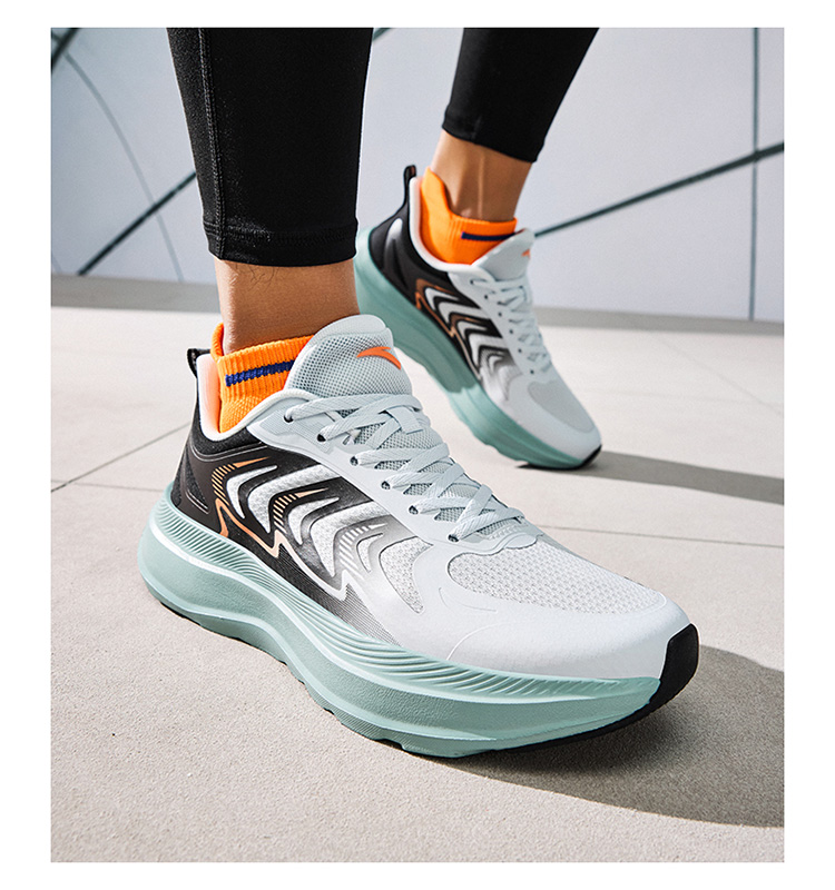 Jual ANTA Sepatu Lari Pria Sepatu Sneakers Pria Anti-Slip Sepatu ...