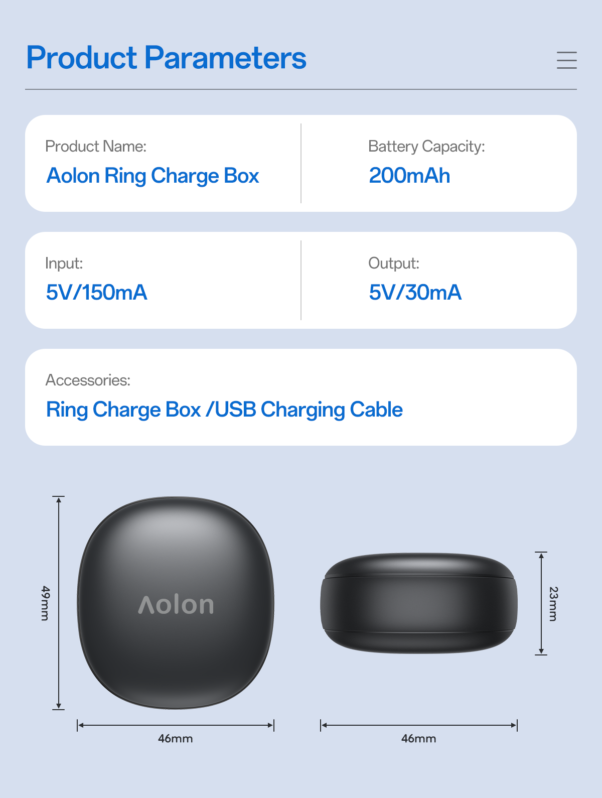 Jual Aolon Ring Gen3 Charger Box Suit For Smart Ring | Shopee Indonesia