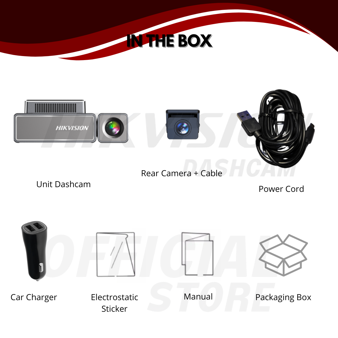 Jual HIKVISION C8 PRO Dash Cam 3.5K ADAS Dual Channel Ultra-Clear IPS ...