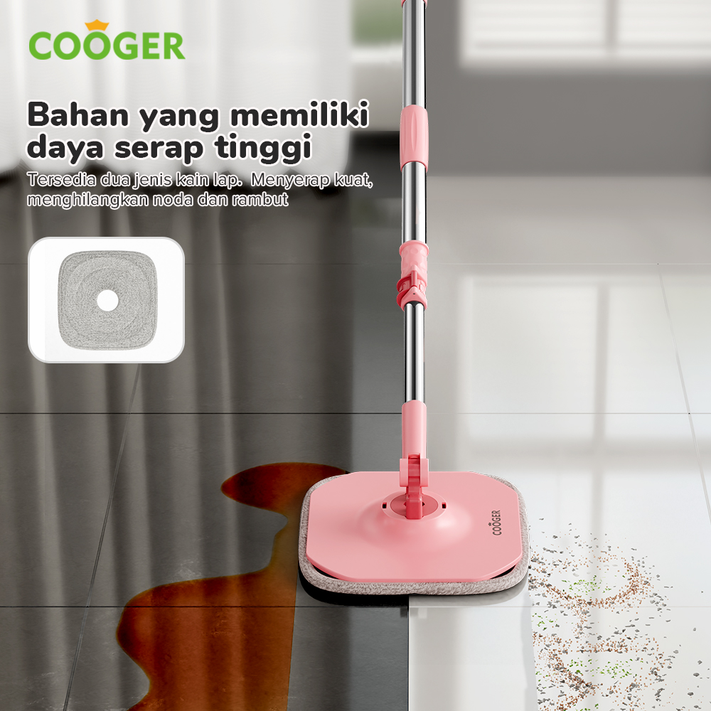 Jual COOGER Alat Pel Bentuk Panda Panda Plus Spin Mop Single Panda Mop ...