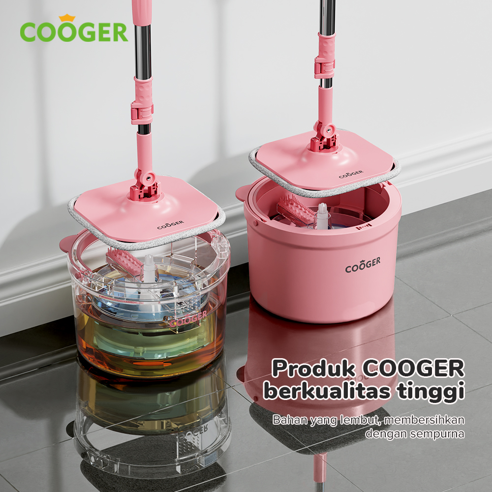 Jual COOGER Alat Pel Bentuk Panda Panda Plus Spin Mop Single Panda Mop ...