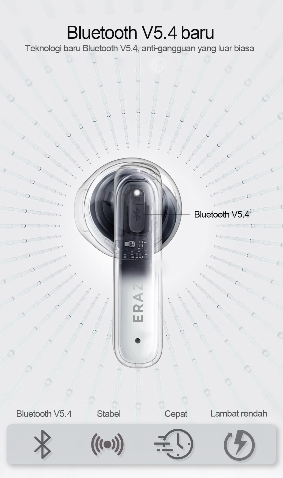 Jual Lenovo ERAZER XT98 Pro Earphone Nirkabel Bluetooth Konduksi Tulang ...