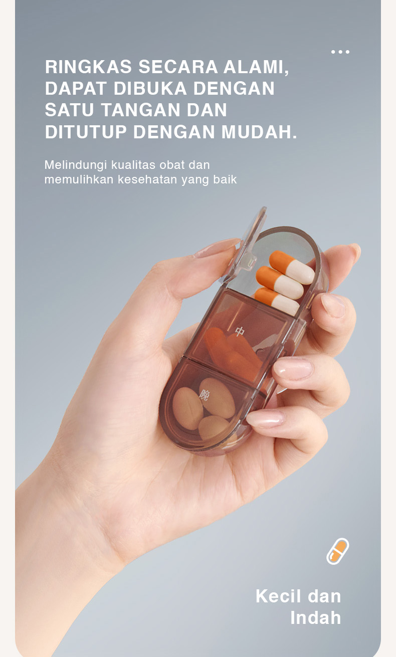 Jual ECOCO Weekly Medicine Box - Kotak pil tujuh hari seminggu kotak ...