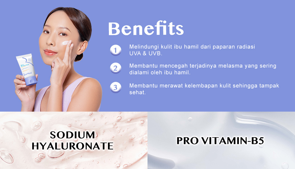 Jual Dr.BeeMed Bee Protected Sunscreen SPF 50 PA+++ - 100% Mineral ...