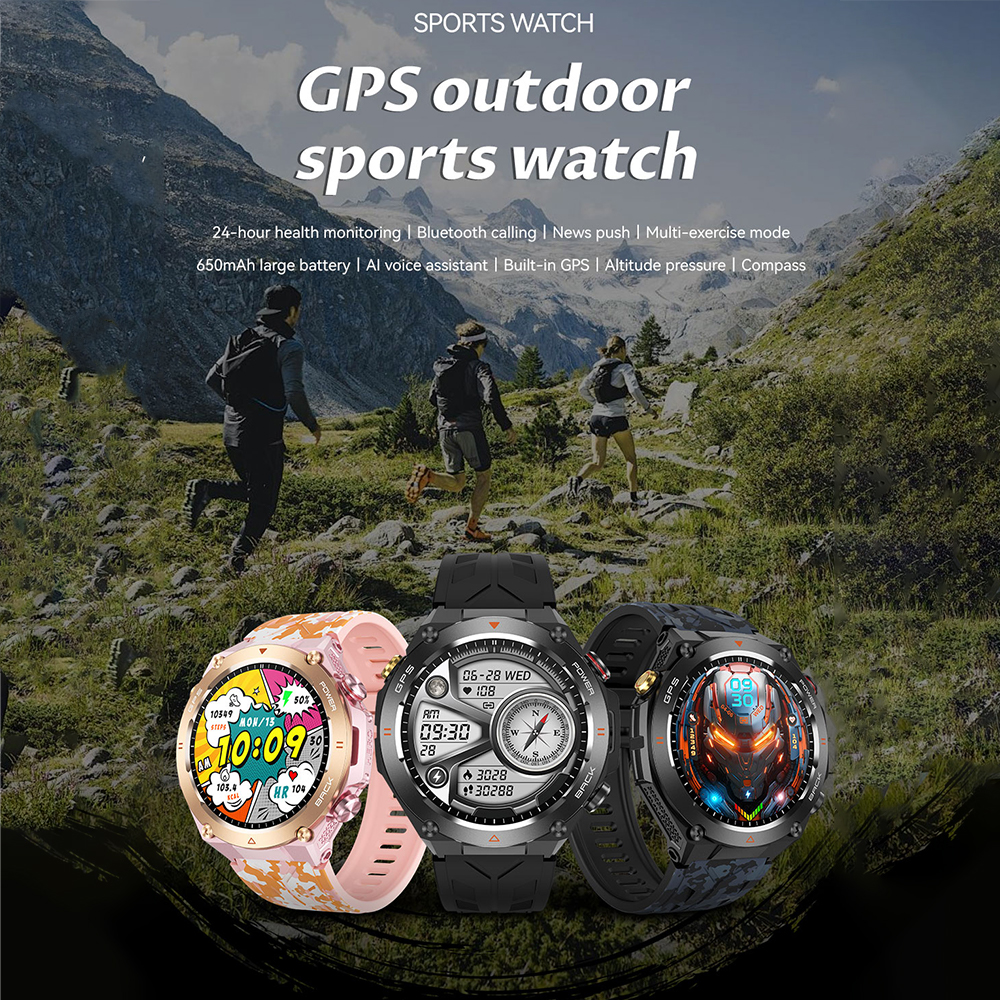 Jual 【Built-in GPS】LDS KC82 Smartwatch - IP68K Tahan Air, Pelacakan ...