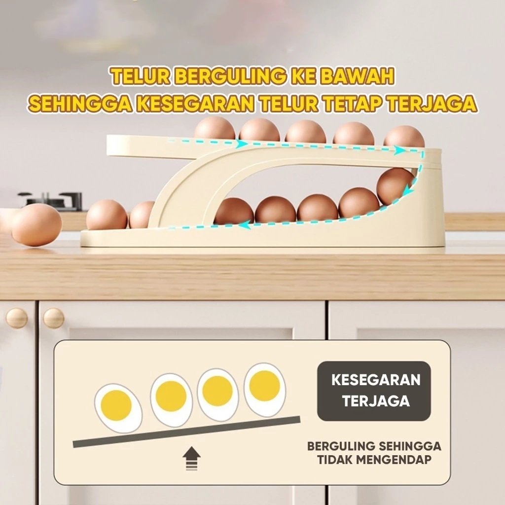 Jual Rak Telur Tingkat / Egg Tray / Tempat Penyimpanan Telur Minimalis ...