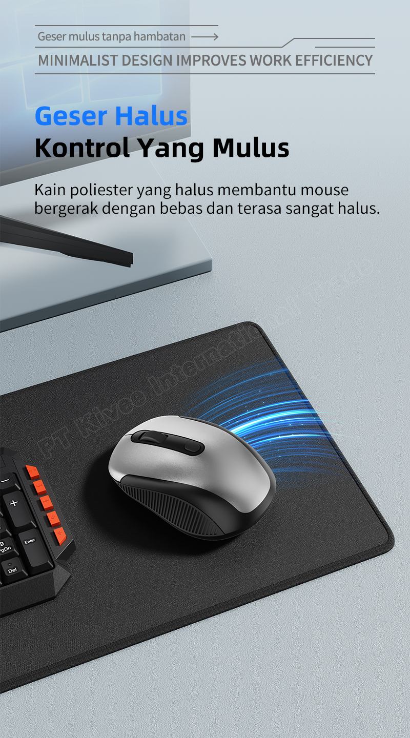 Jual BASIKE Mouse Pad Besar Gaming Anti Licin Mousepad Nyaman Soft Full ...