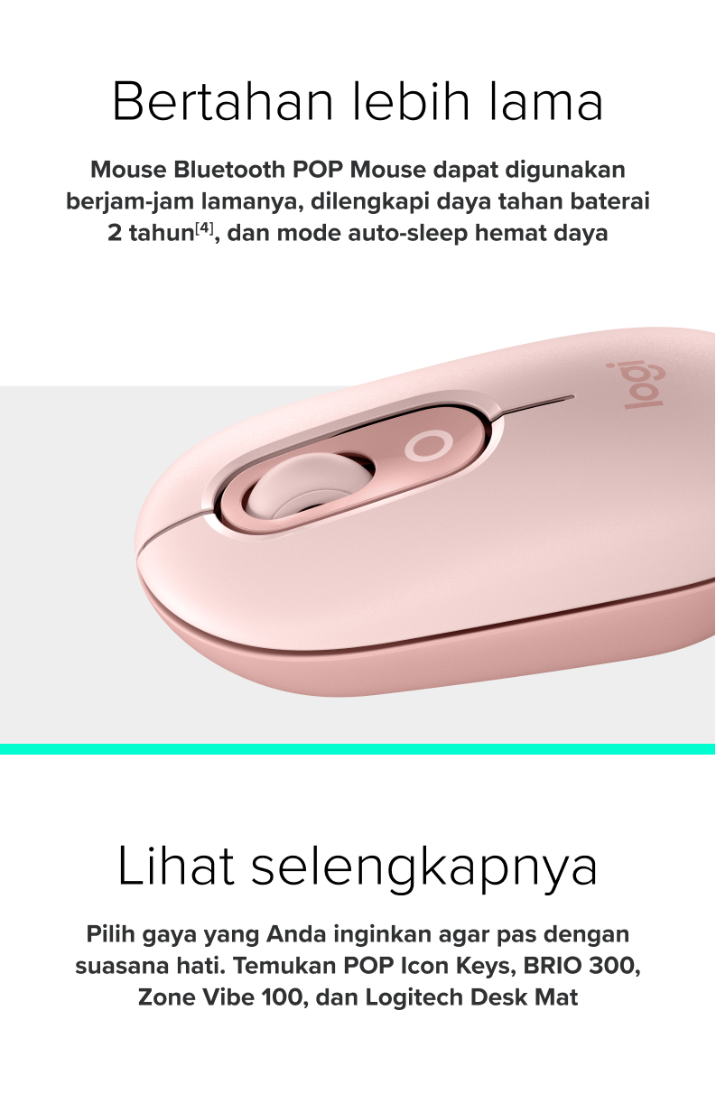 Jual Logitech POP ICON Mouse, Ringkas dan Portabel, Mouse Bluetooth ...
