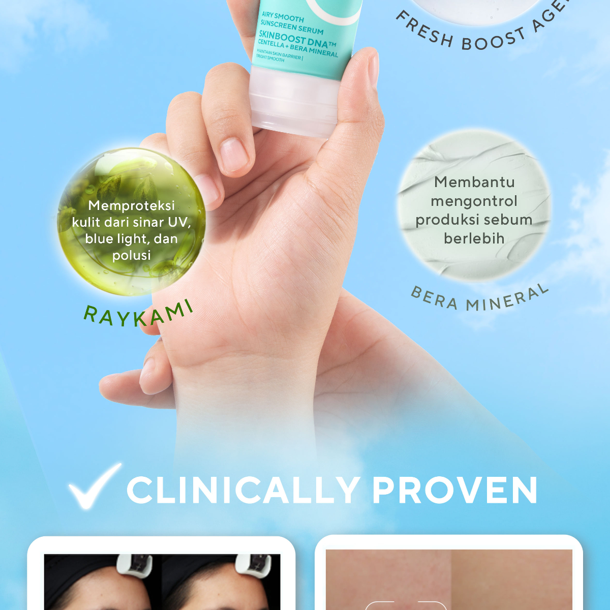 Jual Wardah UV Shield Airy Smooth Sunscreen Serum SPF 50 PA ...