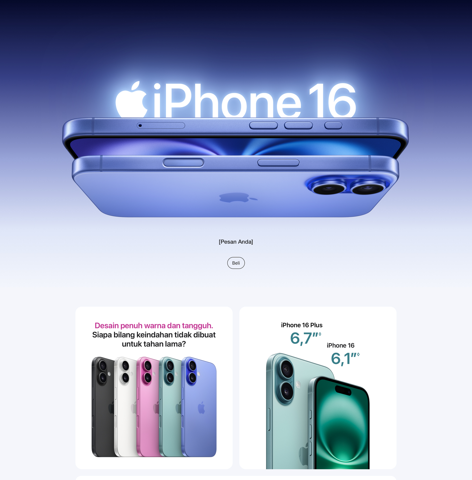 Jual Apple iPhone 16 | Shopee Indonesia