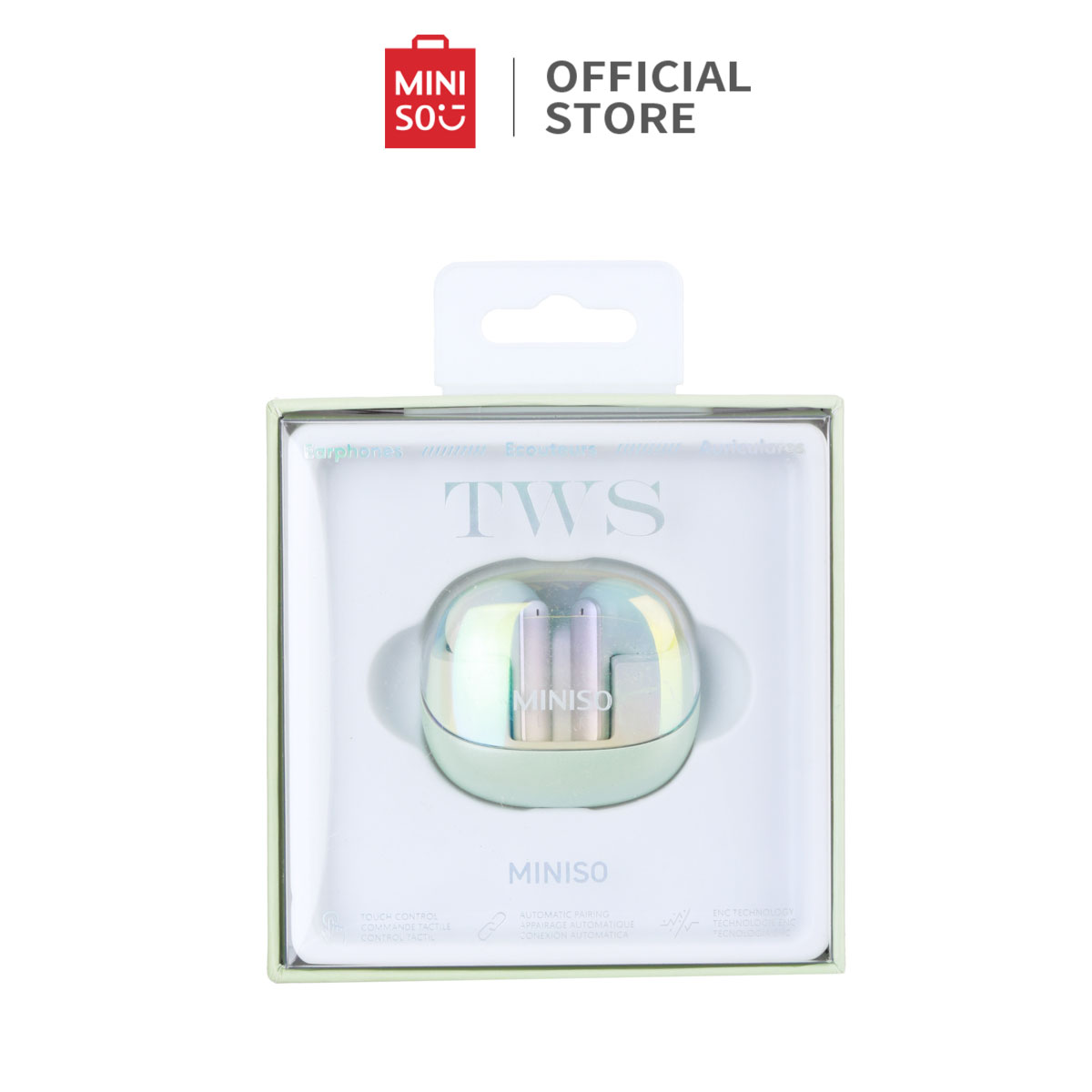 Jual Miniso TWS Earphones Headphone Bluetooth Nirkabel Mermaid Series ...