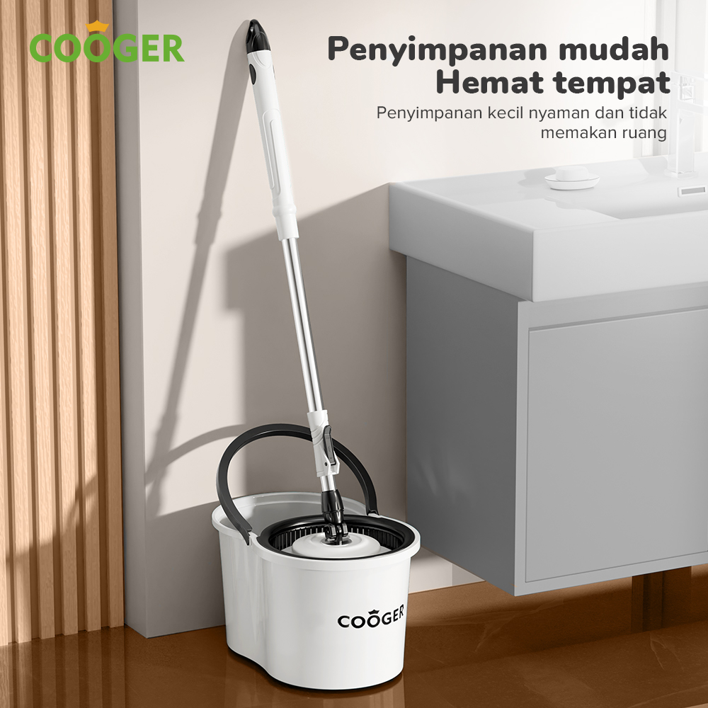 Jual [READY SURABAYA] COOGER Alat Pel Bucket Spin Mop Multifungsi Pel ...