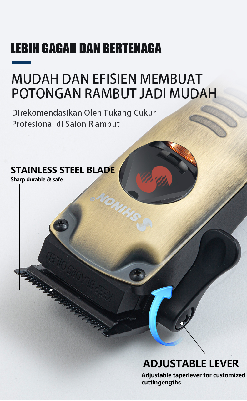 Jual SHINON Alat Cukur Rambut Mesin Cukur Rambut Mesin Cukur Kumis ...