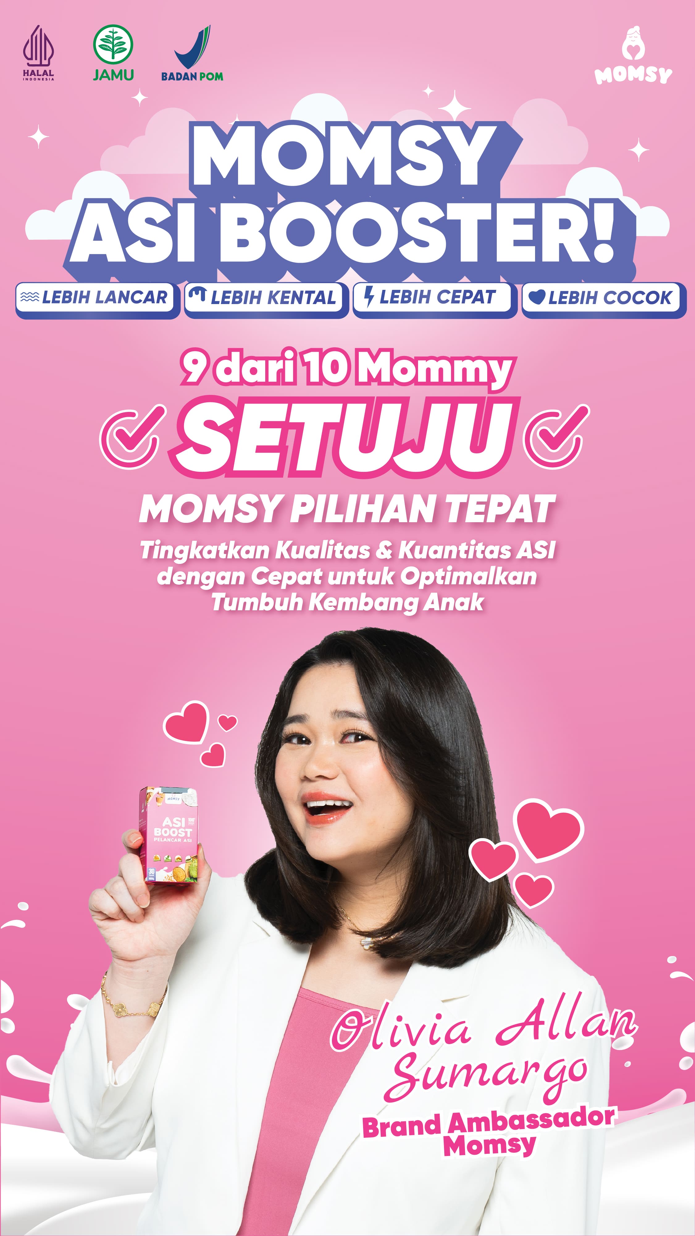 Jual MOMSY Asi Booster Pelancar Asi - 4 Momsy @60caps | Shopee Indonesia