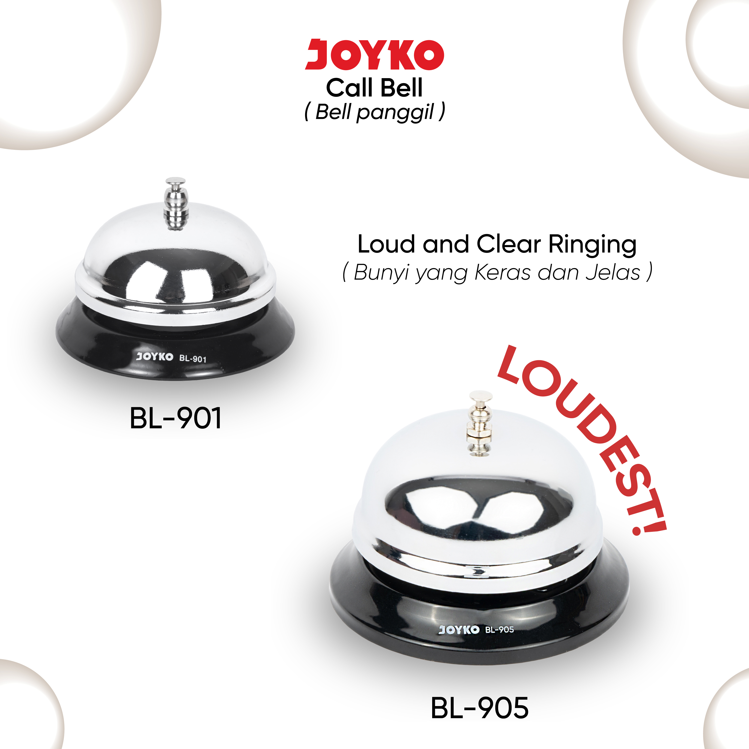 Jual Call Bell Bel Panggil Bel Meja Joyko BL-901~905 | Shopee Indonesia