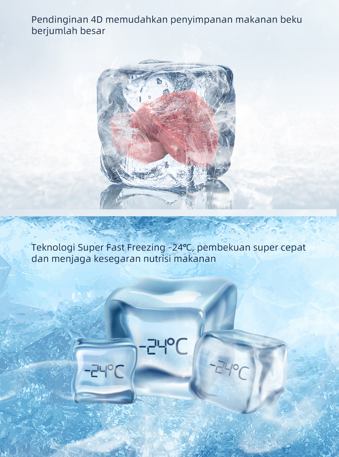 Jual Changhong Chest Freezer Box FCF136DW Kapasitas 110 Liter (Fast ...