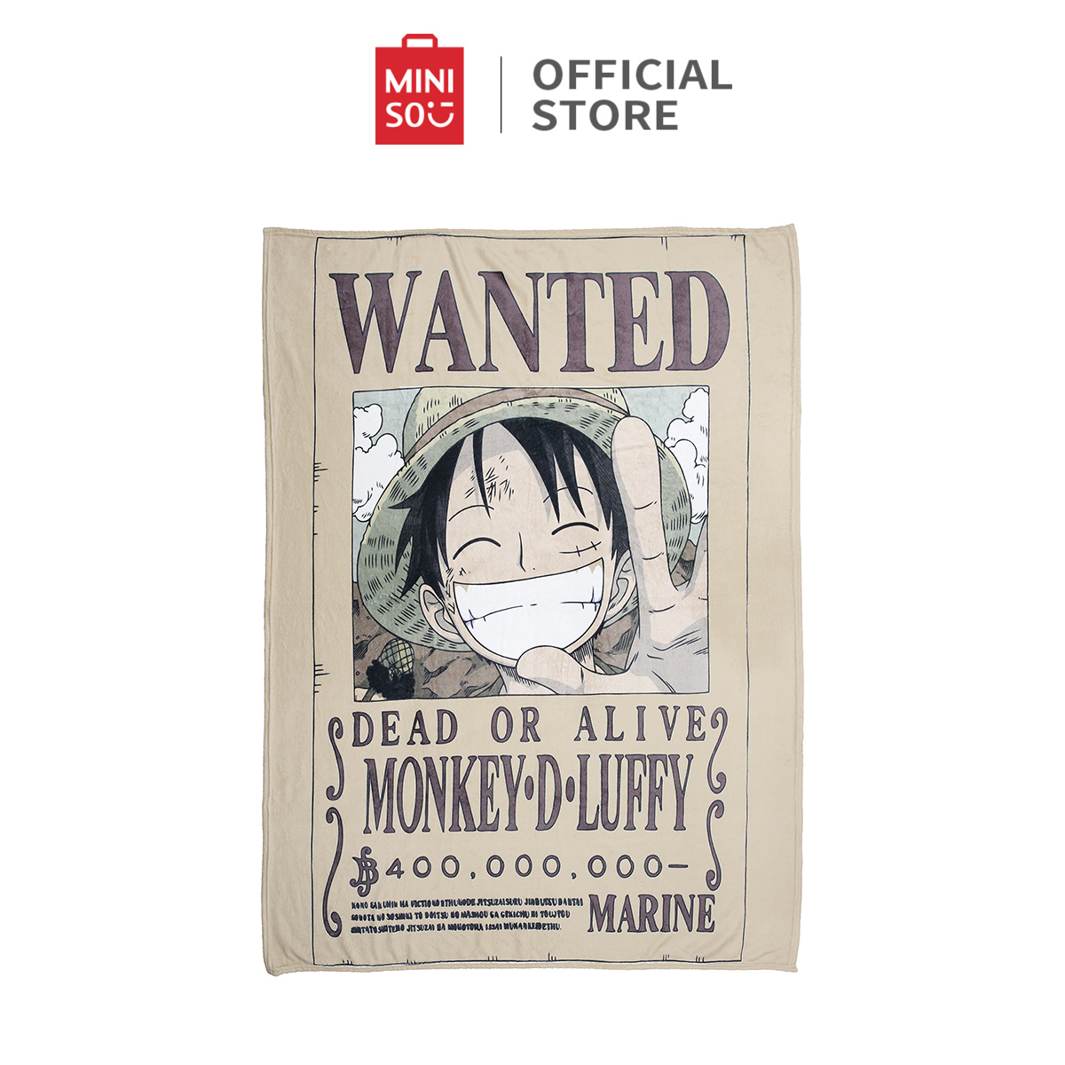 Jual Miniso x One Piece Classic Collection Selimut Extra Large Blanket ...