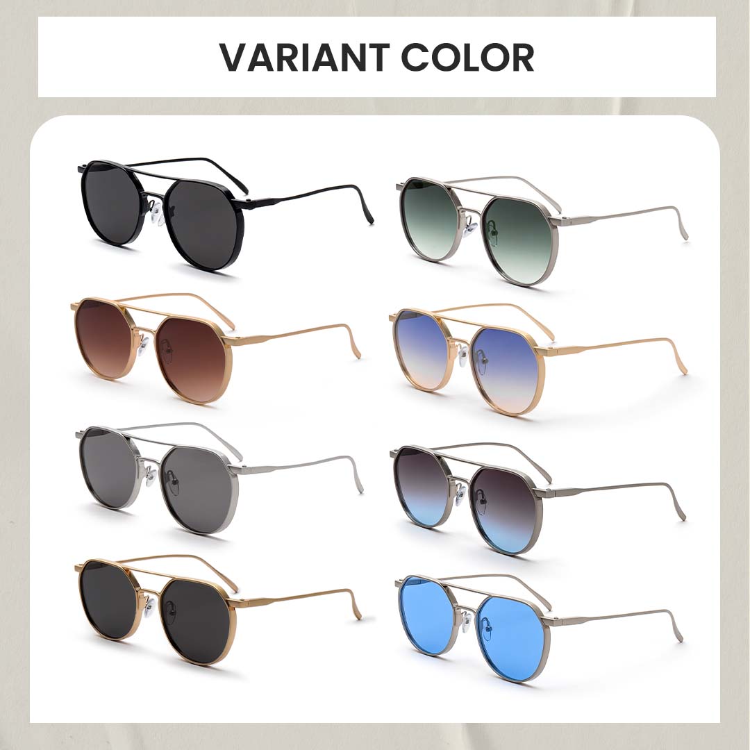 Jual Berrybarton Kacamata Hitam Aviator Bulat Alloy Polycarbonate Terbaru Anti UV 400 Pria ...