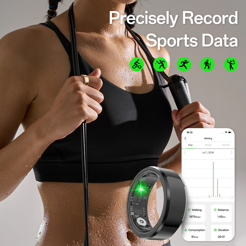 Jual Aolon Gen3 Smart Ring Heart Rate & Blood Oxygen Monitoring ...