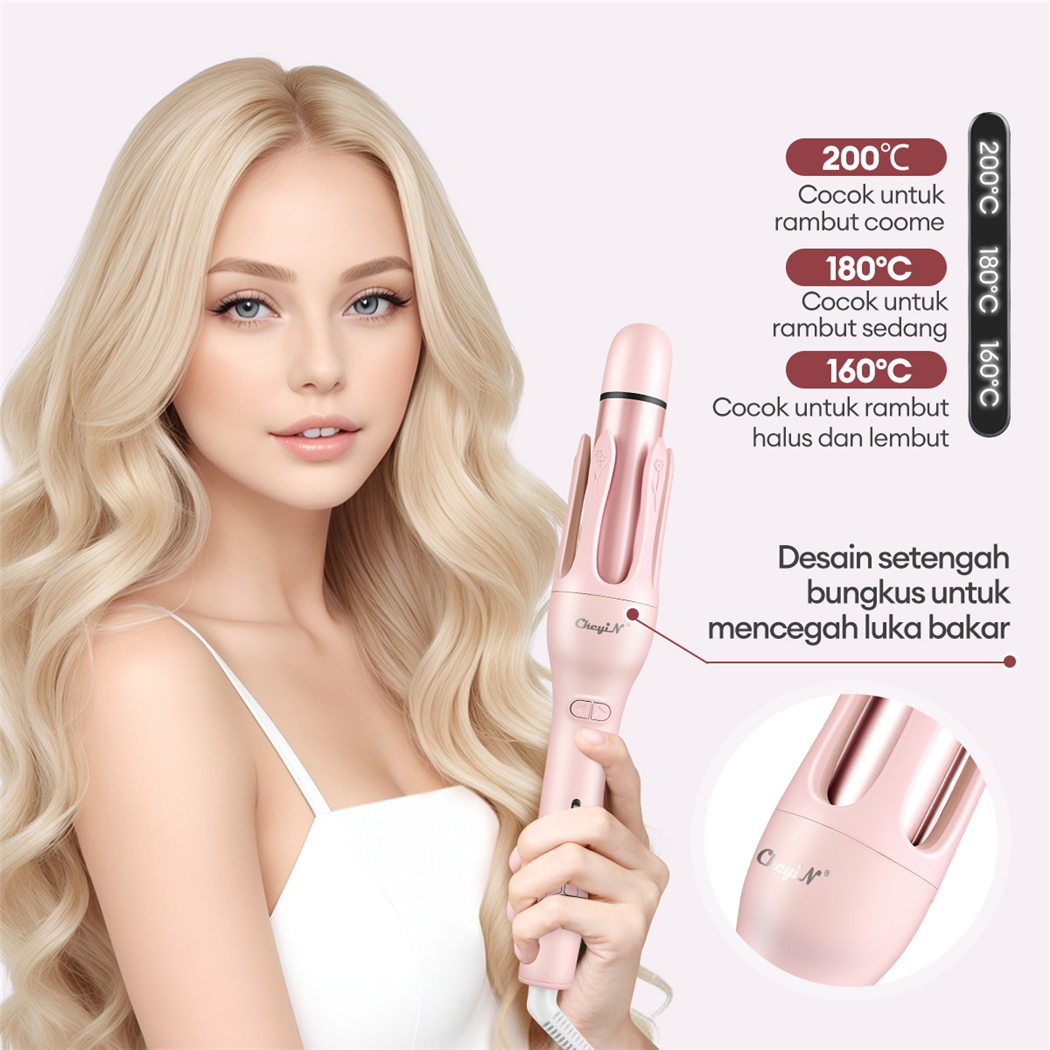 Jual CkeyiN Catokan Keriting 2in1 Hair Curly Auto Catokan Curly Otomatis Pengeriting Rambut ...