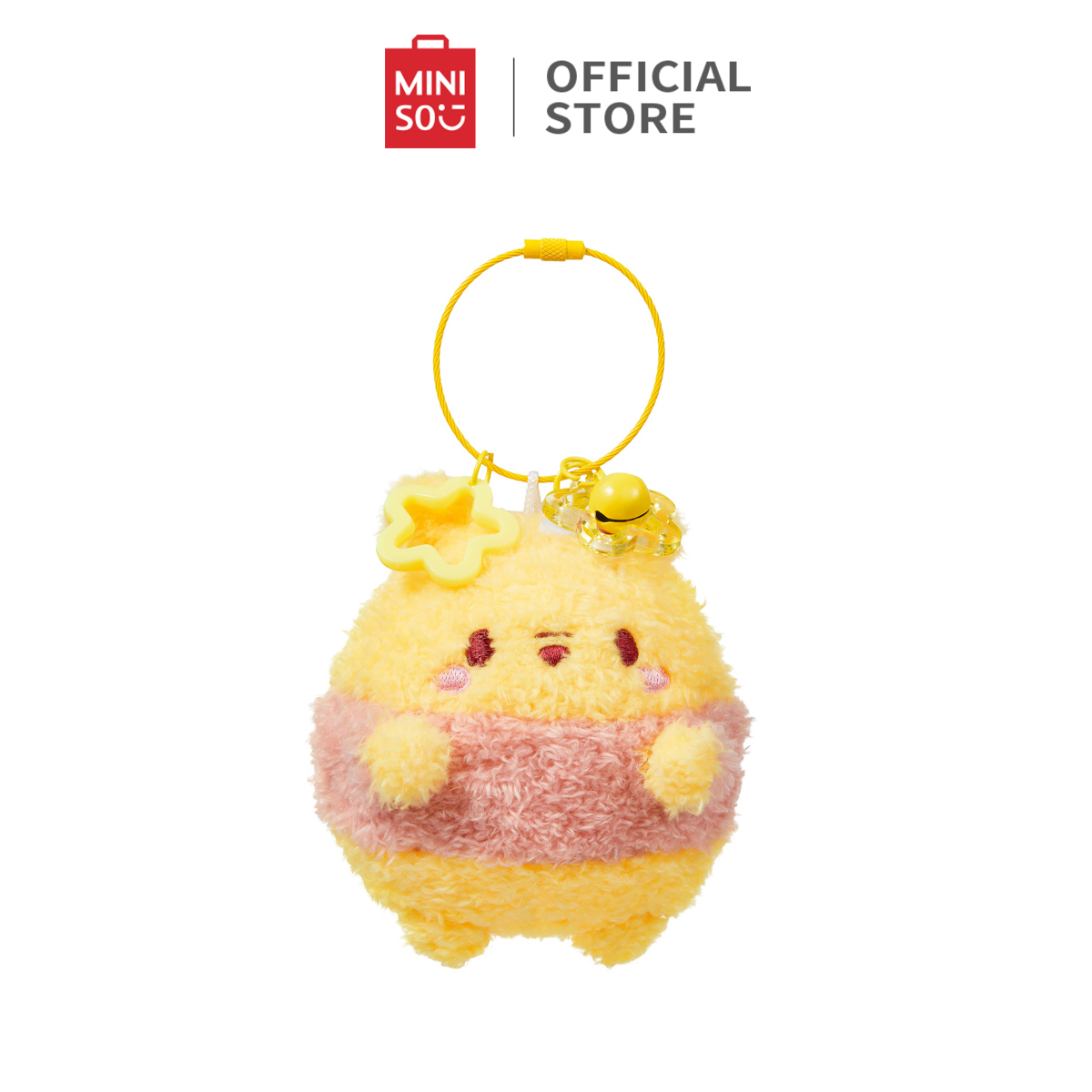 Jual MINISO X Disney Plush Rebound Pendant Cute Stitch Winnie Plush ...
