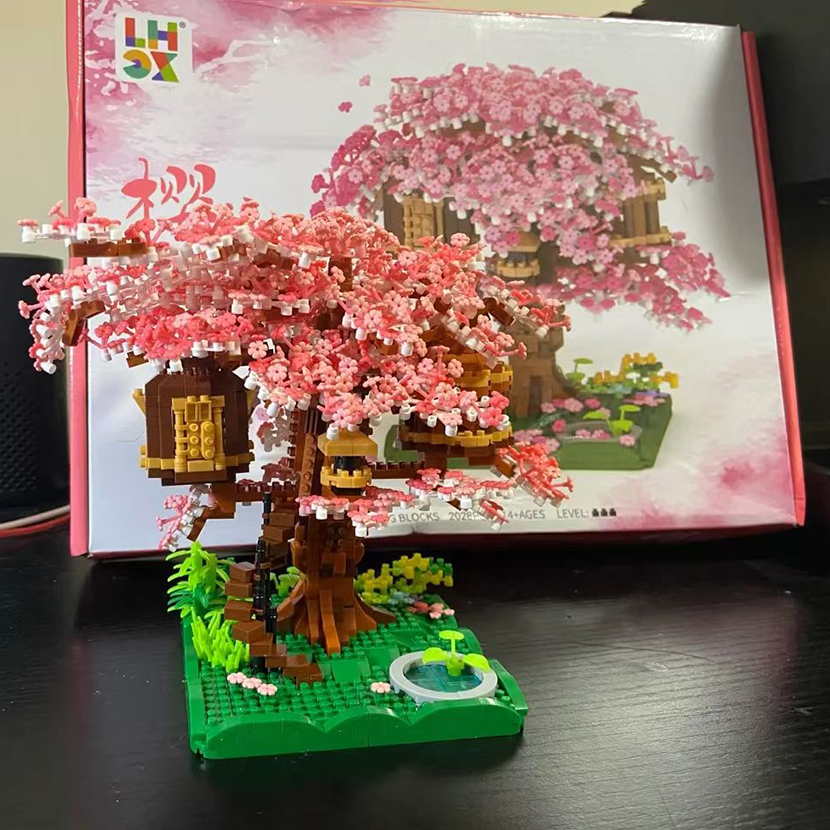 Jual LOZTOYS Mini Block Bricks Rumah Pohon Sakura Nano Balok Susun ...