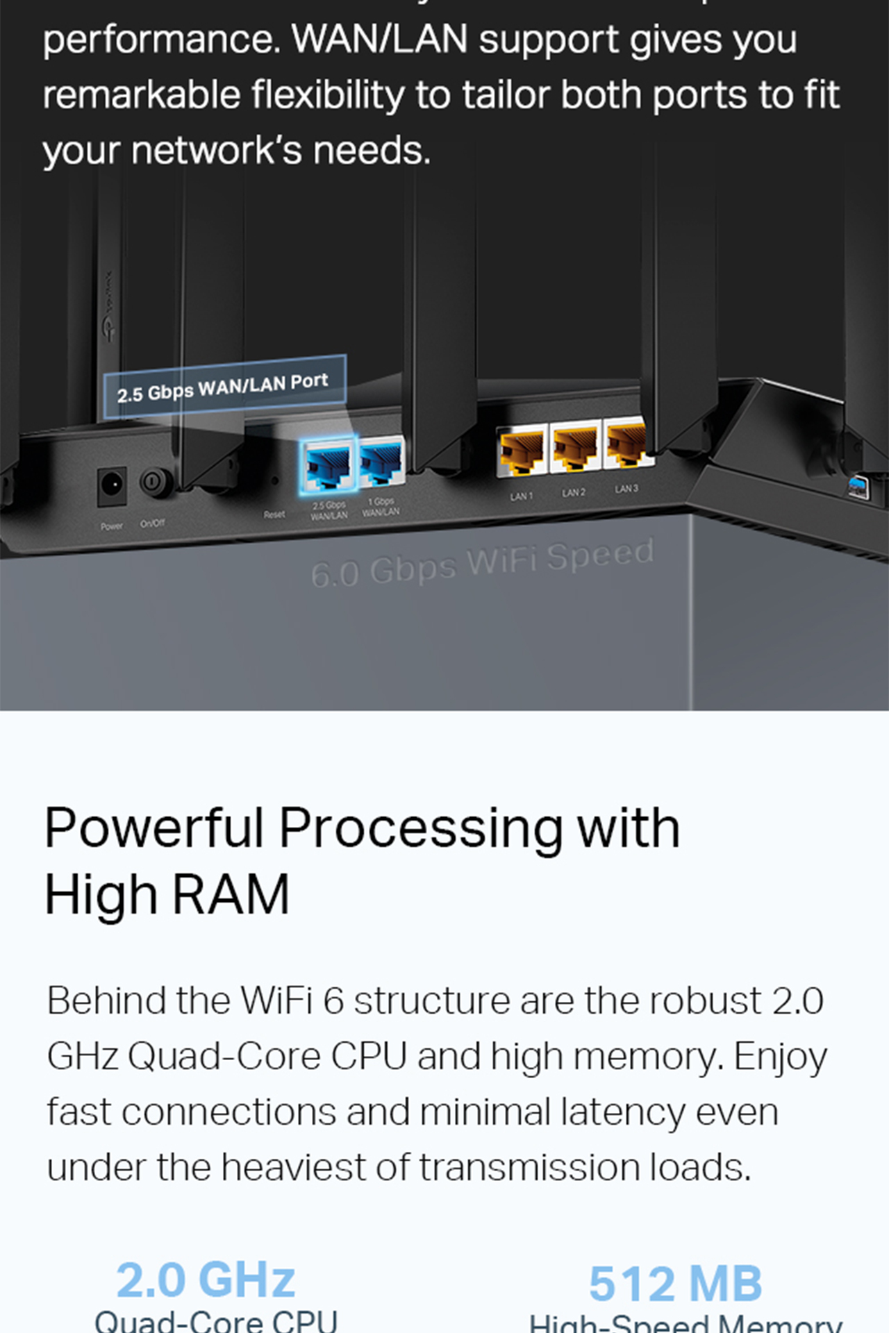 Jual TP-Link Archer AX80 AX6000 WiFi 6 Router Wireless Dual Band ...