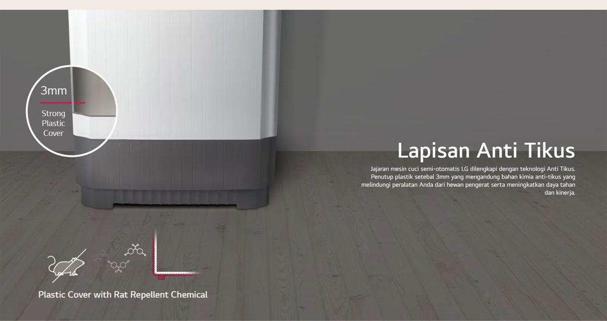 Jual LG MESIN CUCI WASHING MACHINE 10KG, 2 Tabung Top Loading | Dengan ...