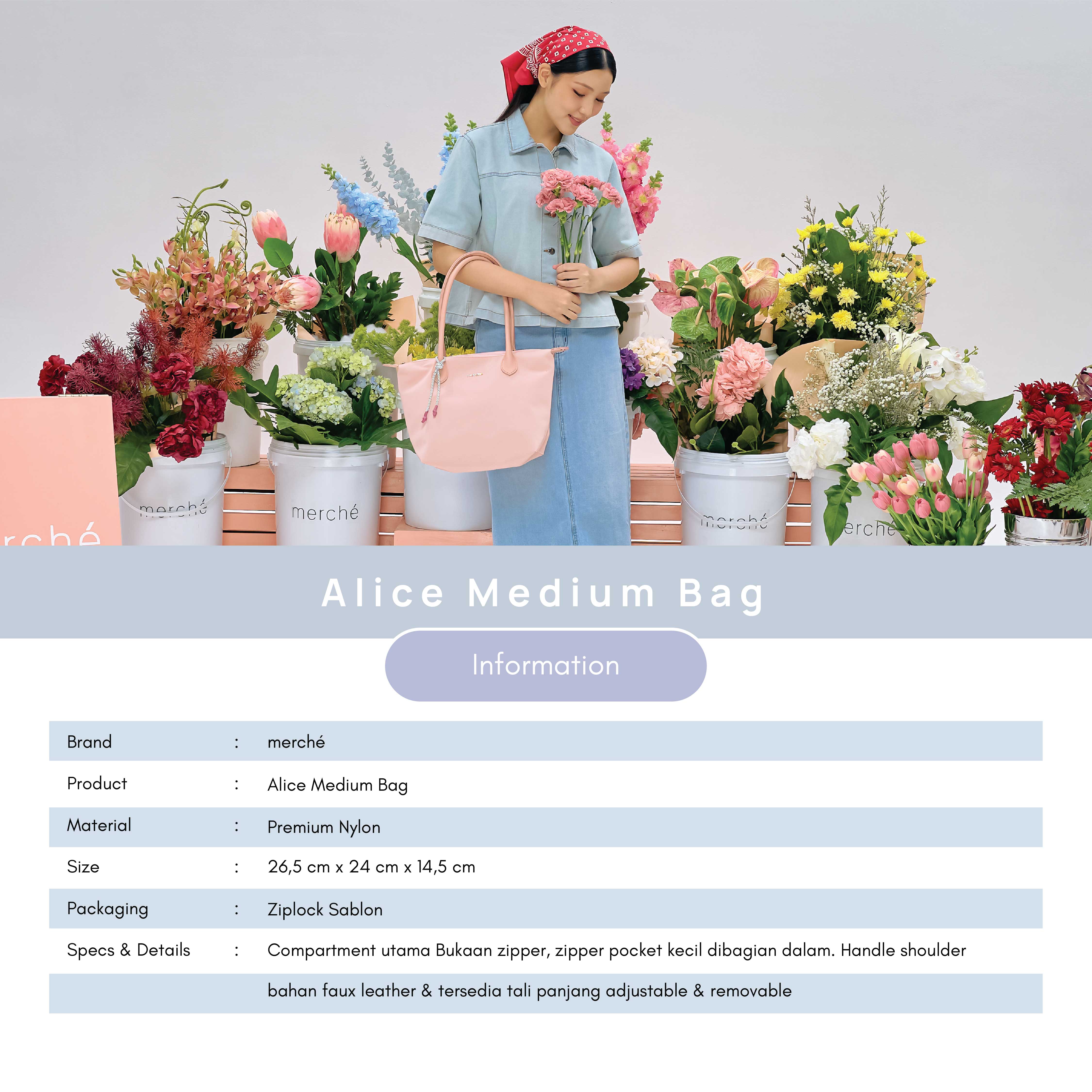 Jual Merche Tas Bahu Wanita Alice | Shopee Indonesia