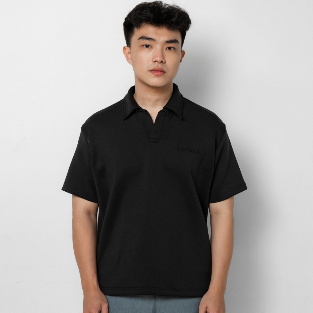 Jual Loco Polo Cartiera Scuba 280 GSM Oversize Polo Shirt Pria / Kaos ...