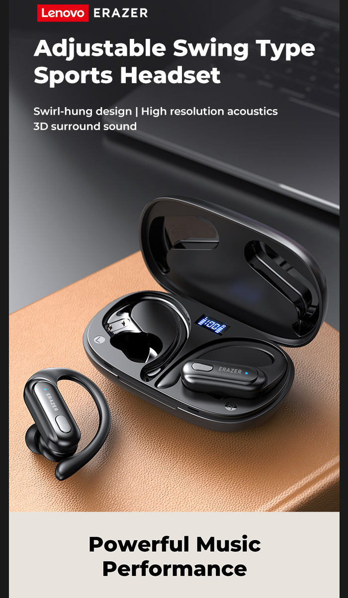 Jual Lenovo ERAZER XT60PRO Headset terjemahan AI True Wireless ...