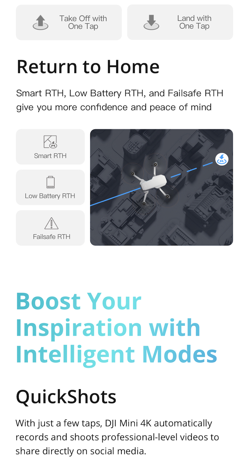 Jual DJI Mini 4K - Camera Drone |Under 249 g | 31-Min Max Flight Time ...