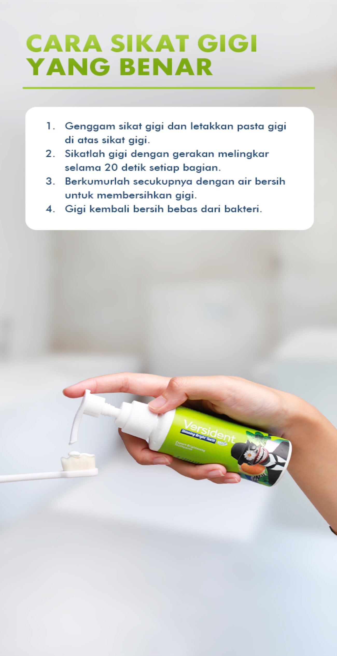 Jual [PROMO LIVE] Versident Shinning Bright Teeth Original - Pemutih ...