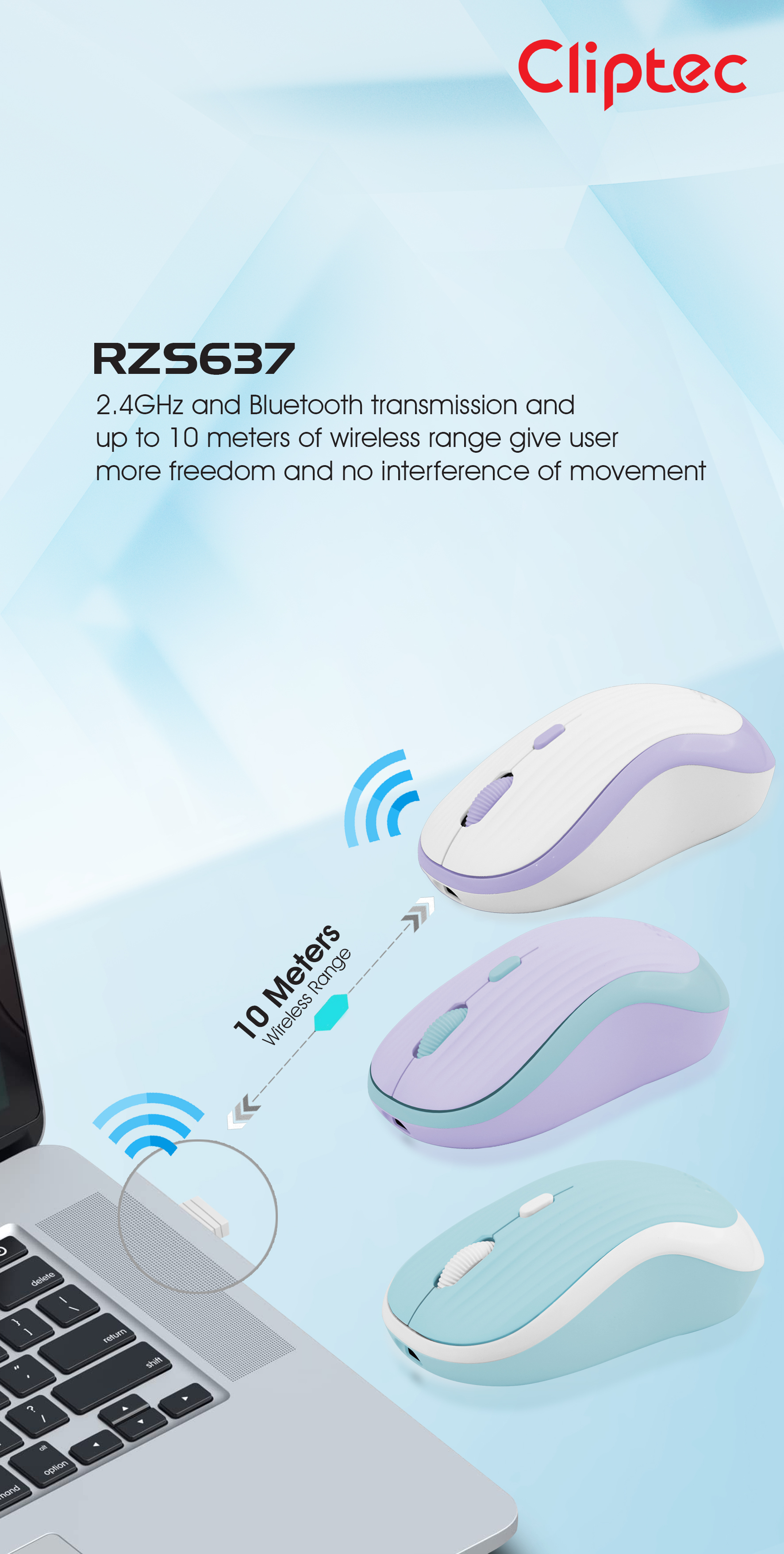 Jual Mouse Bluetooth Wireless Rechargeable Silent 1600Dpi Dual Mode ...