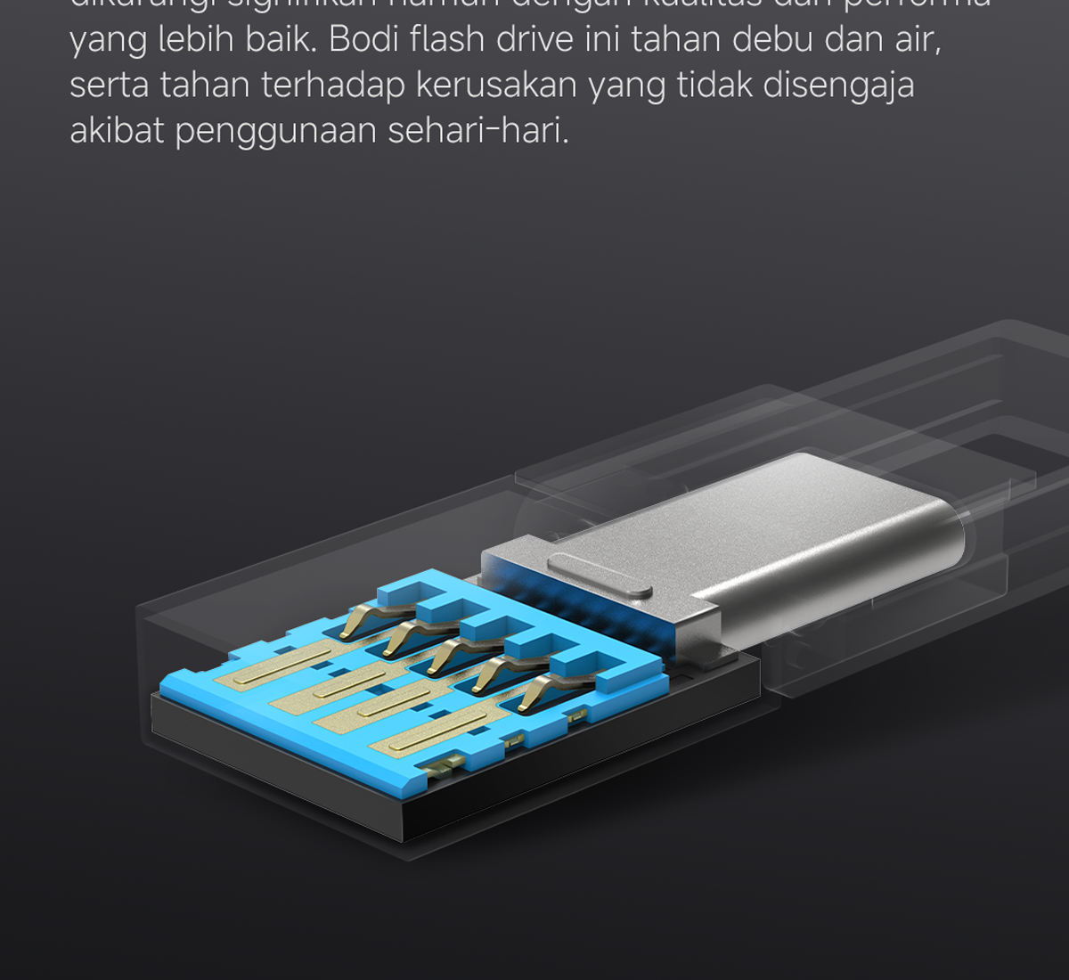 Jual Xiaomi Dual-interface Flash Drive (64GB) (128GB) | Dual-interface ...