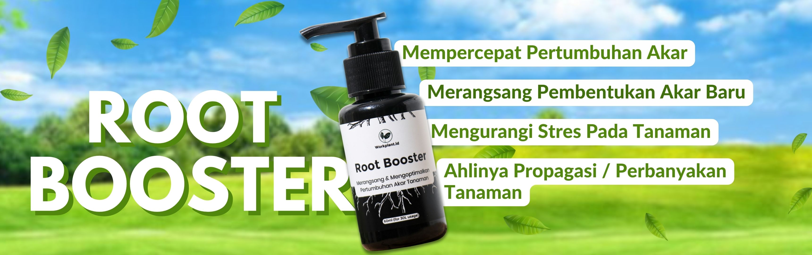Jual Workplant - Root Booster Nutrisi Perangsang Akar Cepat Tumbuh ...