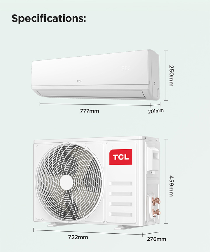 Jual TCL AC Inverter 1PK - Tersedia Pemasangan - AI Tech Hemat Listrik ...