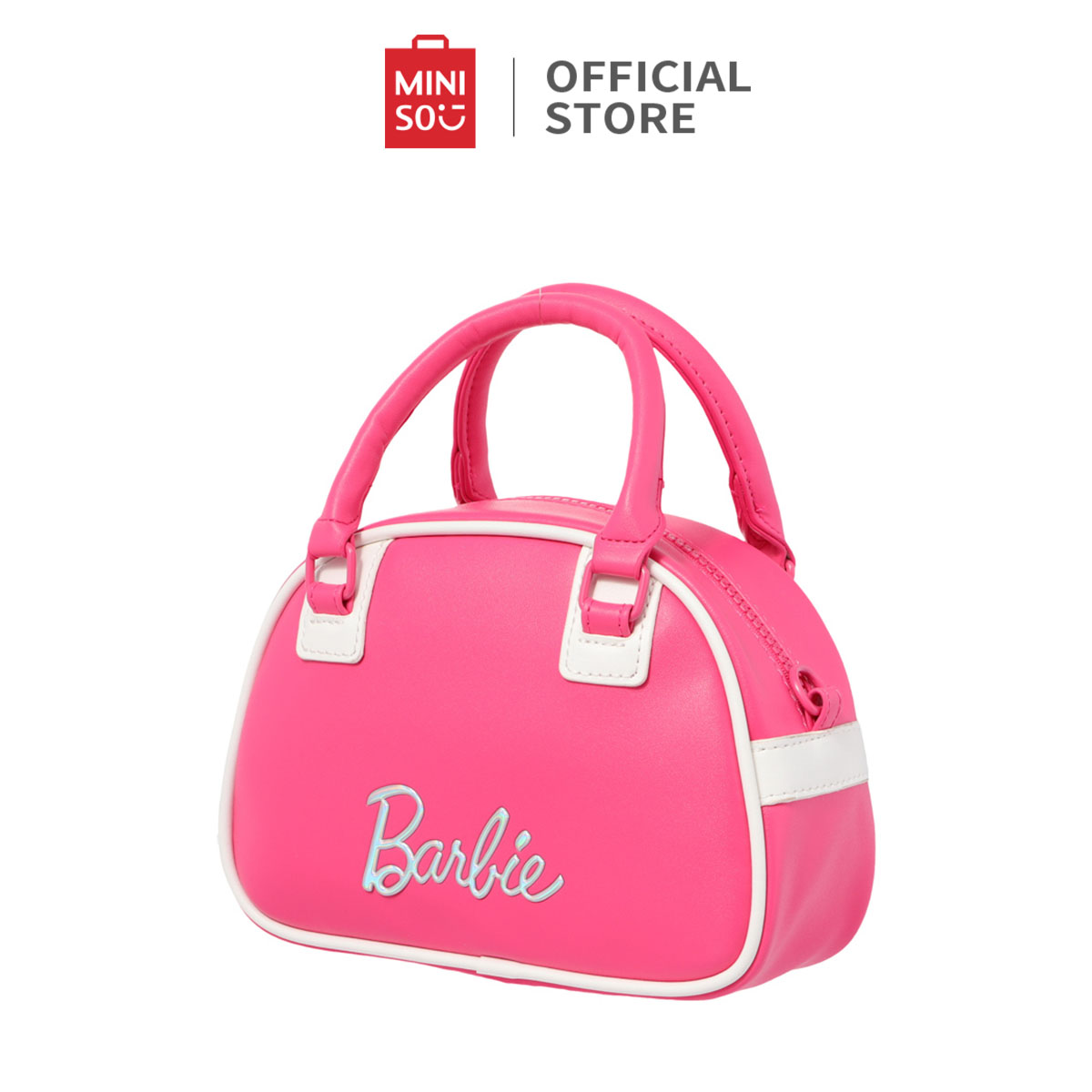 Jual Miniso x Barbie Shining Collection Tas Wanita Handbag Boston Bag ...