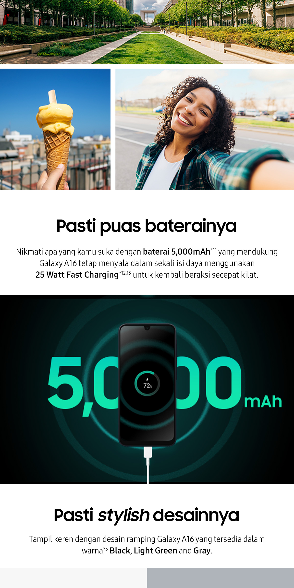 Jual Samsung Galaxy A16 8/256GB - Gray | Shopee Indonesia