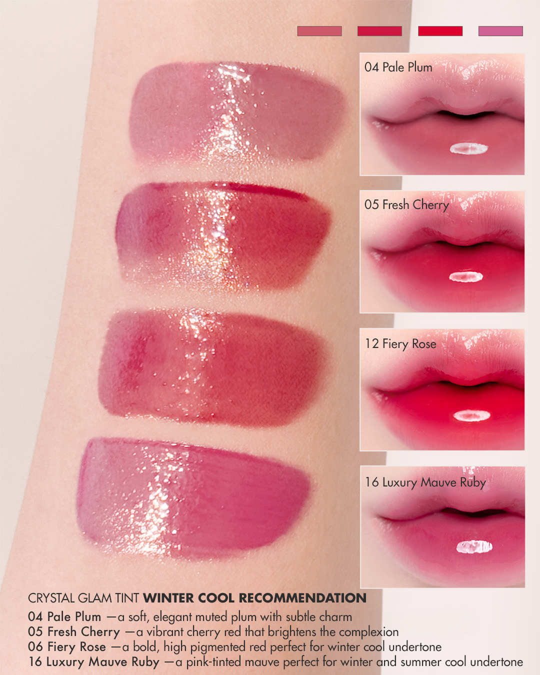 Jual CLIO Crystal Glam Tint | Shopee Indonesia