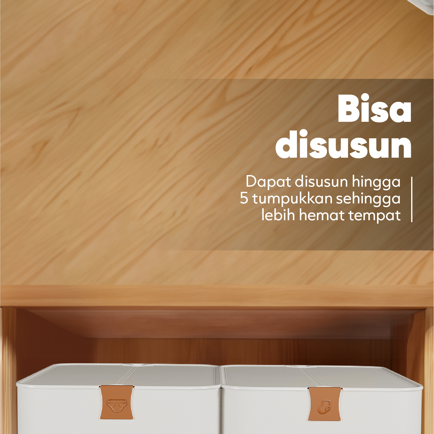 Jual Pandaoma Storage Box Underwear Storage Pembatas Laci Pakaian Dalam ...