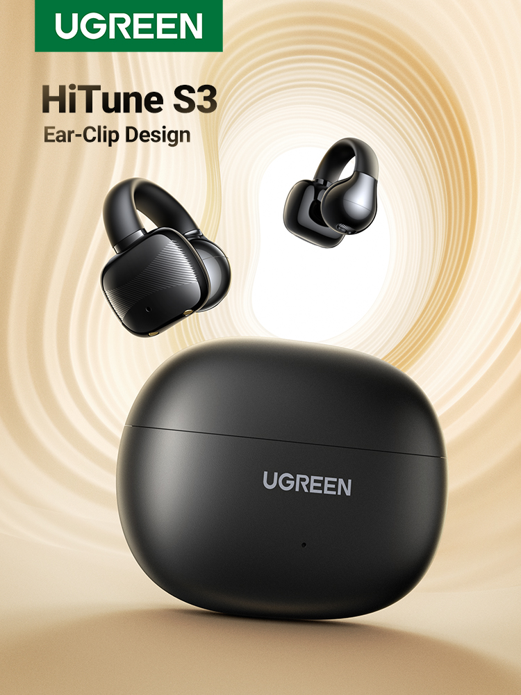 Jual UGREEN Premium HiTune S3 Open Ear Clip True Wireless Earbuds TWS Bluetooth 5.4 Sports ...
