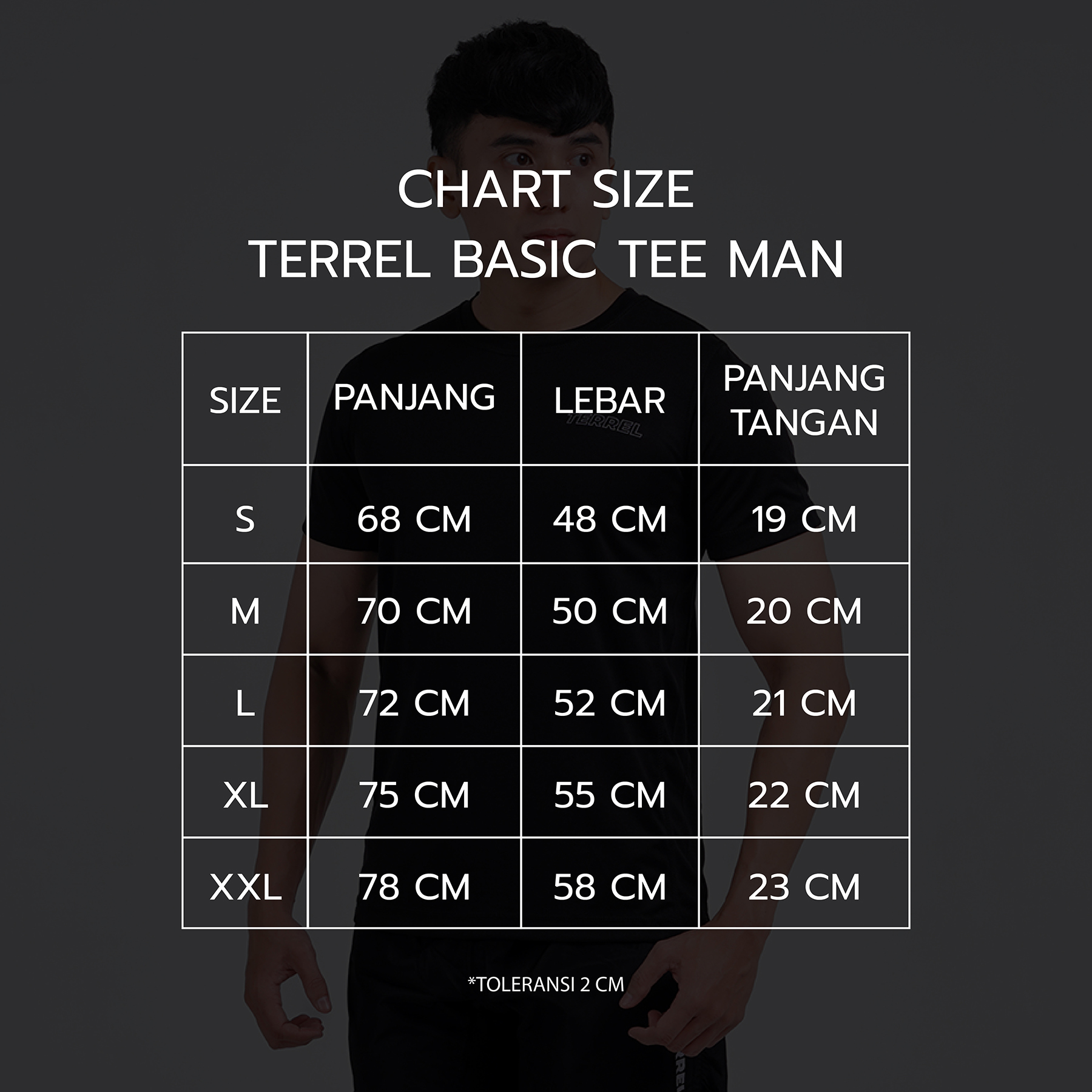 Jual Terrel sportswear basic tee small logo black kaos olah raga dry ...