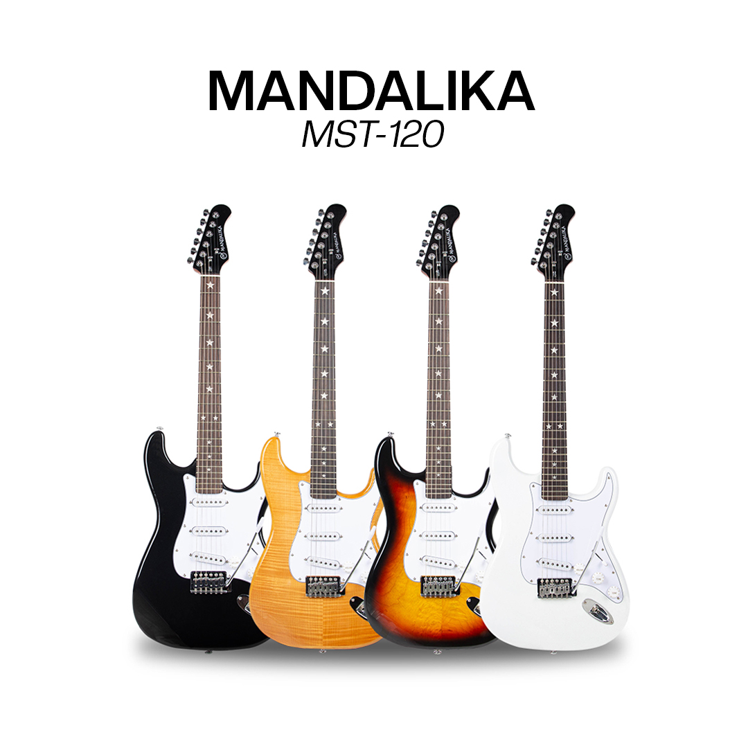 Jual MANDALIKA MST-120NT NATURAL WOOD GITAR ELEKTRIK ORIGINAL GLOSS ...