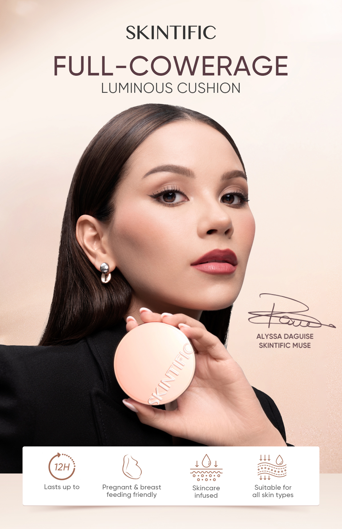 Jual SKINTIFIC - Cover All Perfect Cushion| High Coverage Concealer Non ...