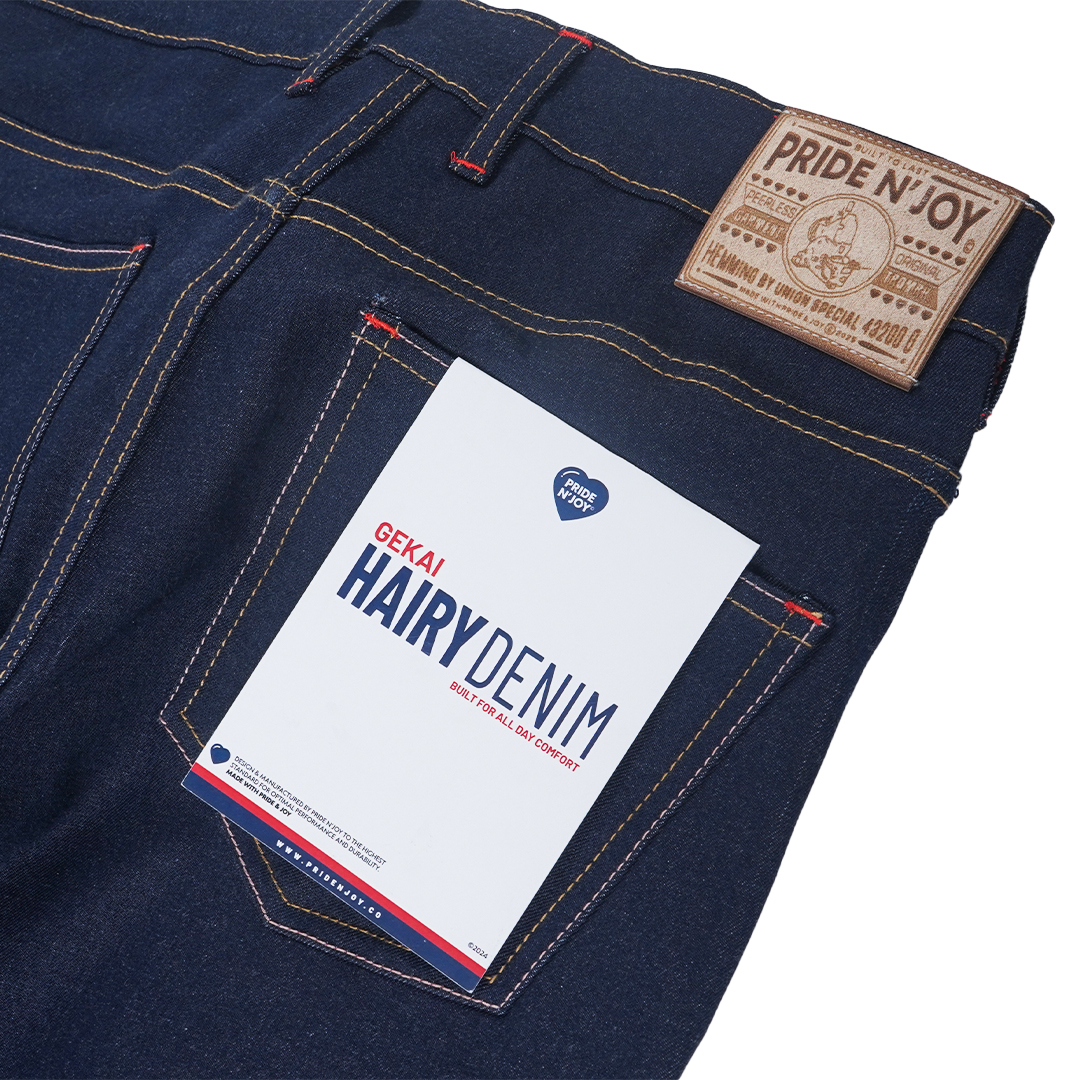 Jual Pride N Joy - Celana Jeans Raw Denim - Gekai | Shopee Indonesia